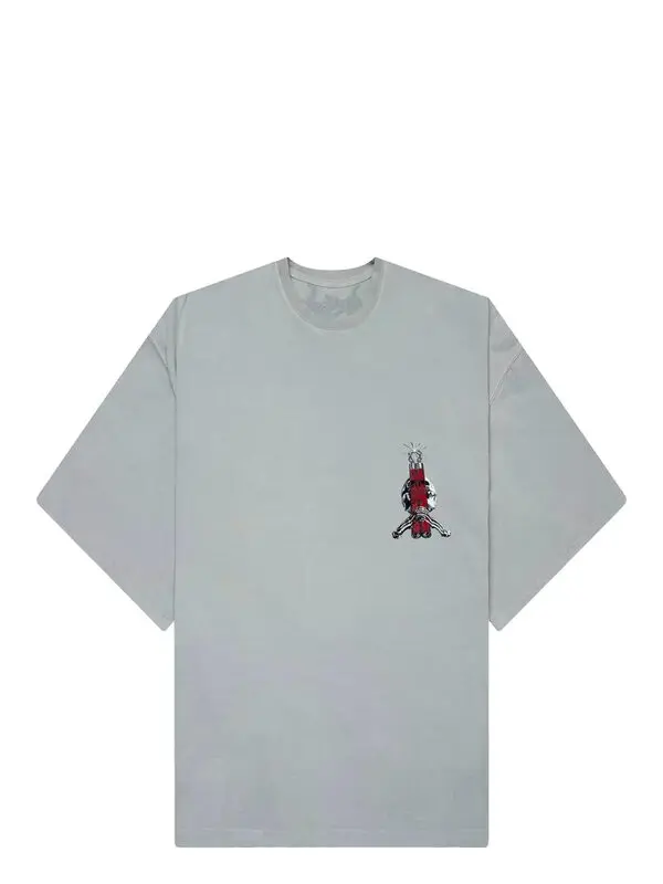 D-R-G-N Round Neck T-shirt - Grey