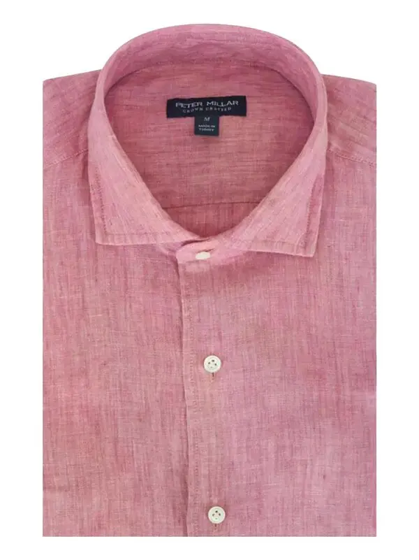 Peter Millar Button-down Woven Shirt - Pink