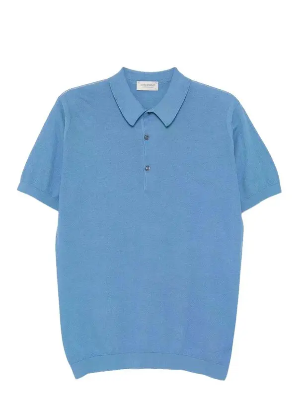 John Smedley Roth Polo Shirt - Blue