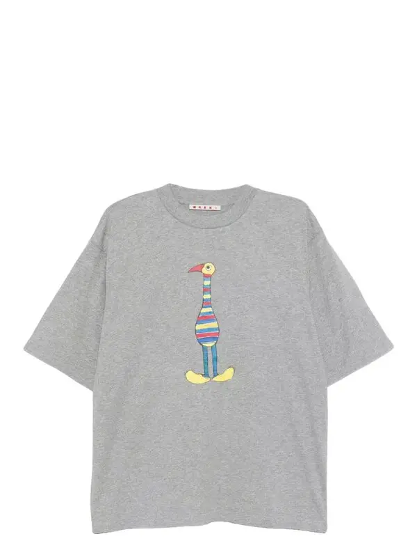 Marni Graphic-print T-shirt - Grey