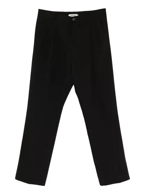 Imperial Pleated Trousers - Black