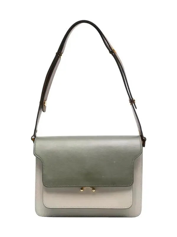 Marni Medium Leather Shoulder Bag - Neutrals