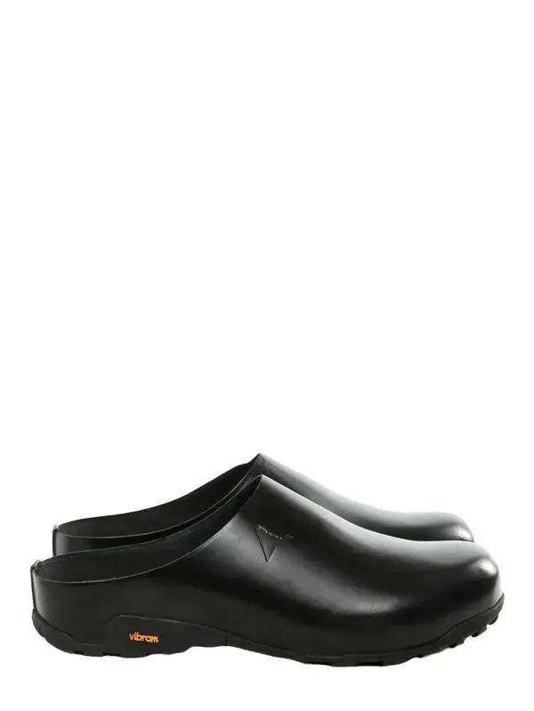 ROA Fedaia Slip-on Leather Mules - Black