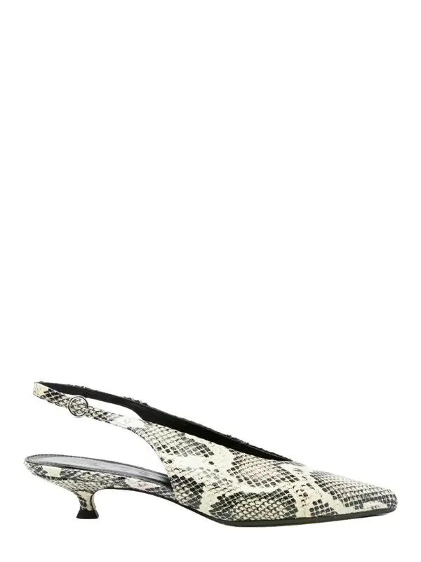 AeydĒ Camila Snake-print Pumps - Neutrals