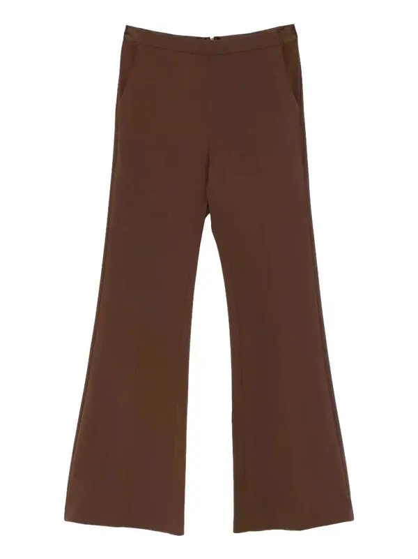 Imperial Wide Leg Trousers - Brown