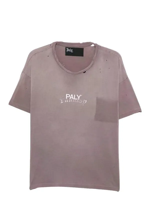 PALY HOLLYWOOD Logo-print T-shirt - Brown