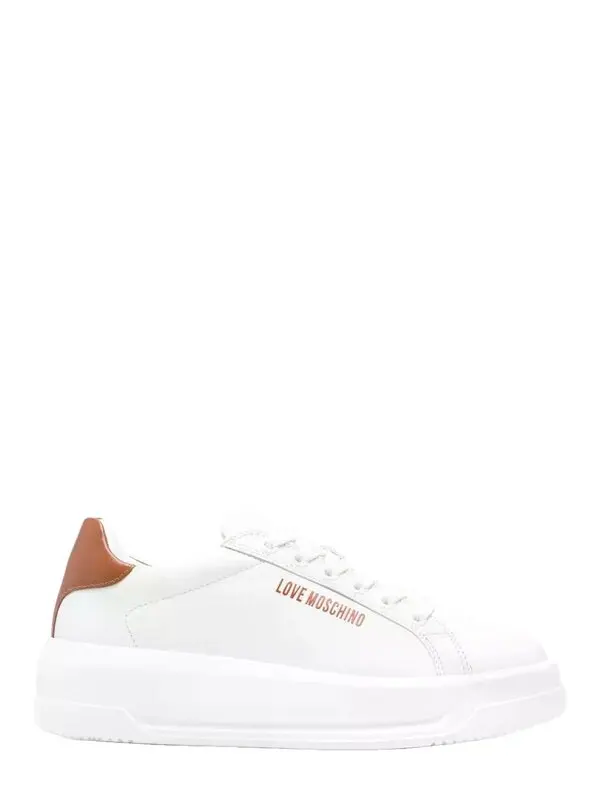 Moschino Contrast Panel Sneakers - White