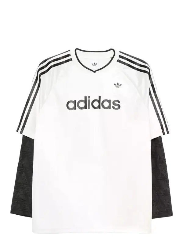 Adidas Logo-lettering T-shirt - White
