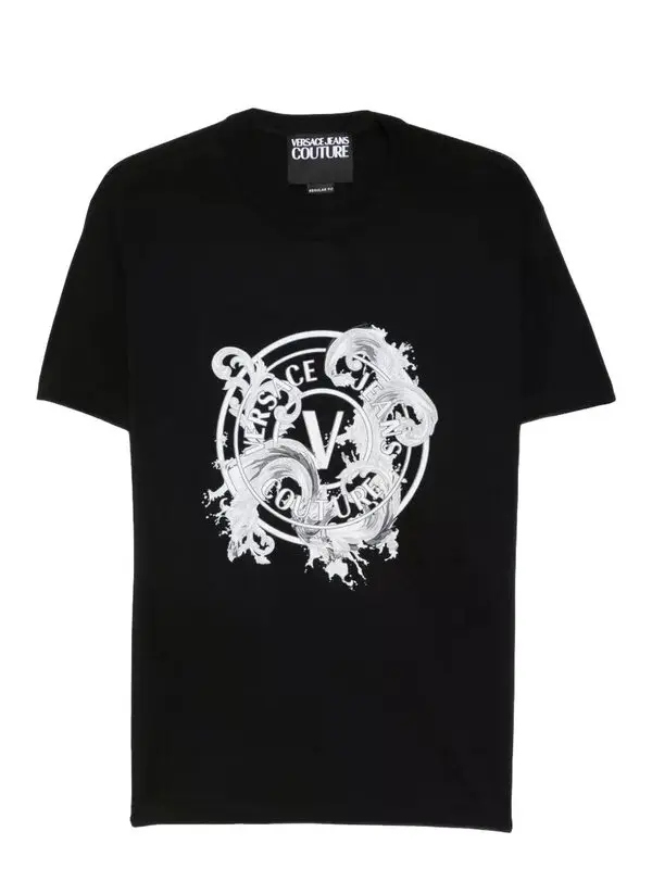 Versace Print T-shirt - Black