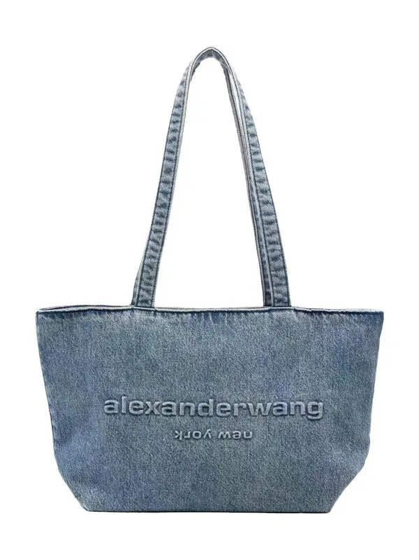 Alexander Wang Punch Logo Shoulder Bag - Blue