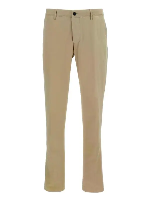 Incotex Straight-leg Cotton Trousers - Neutrals