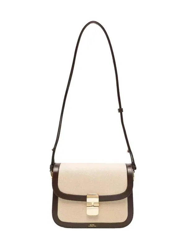 A.p.c. Small Grace Shoulder Bag - Neutrals