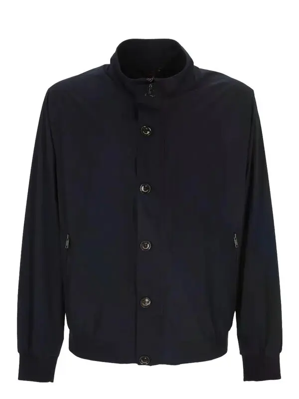 ON THE BUND Buttoned Jacket - Blue
