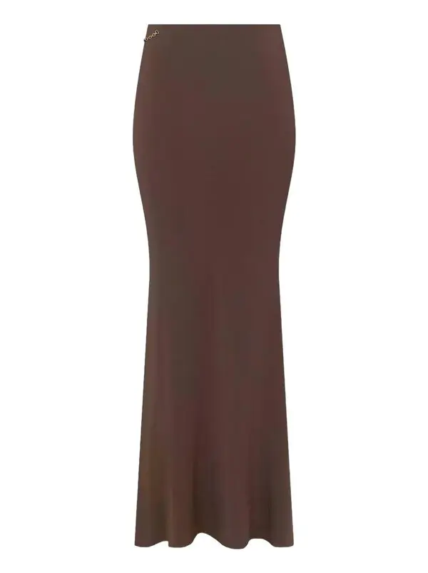 Amiri Chain Detail Maxi Skirt - Brown