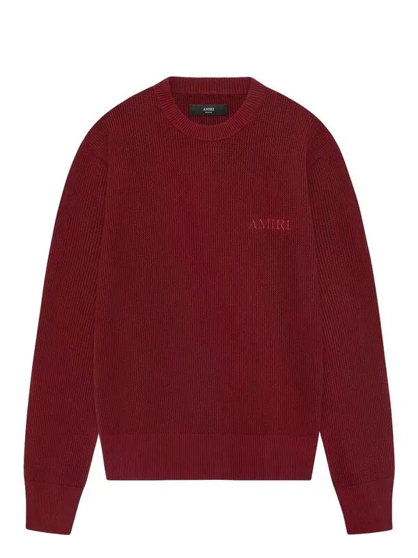 Amiri Logo-embroidered Sweater - Red