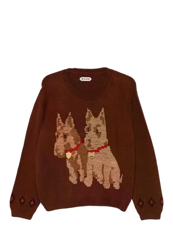BODE Dog Sweater - Brown