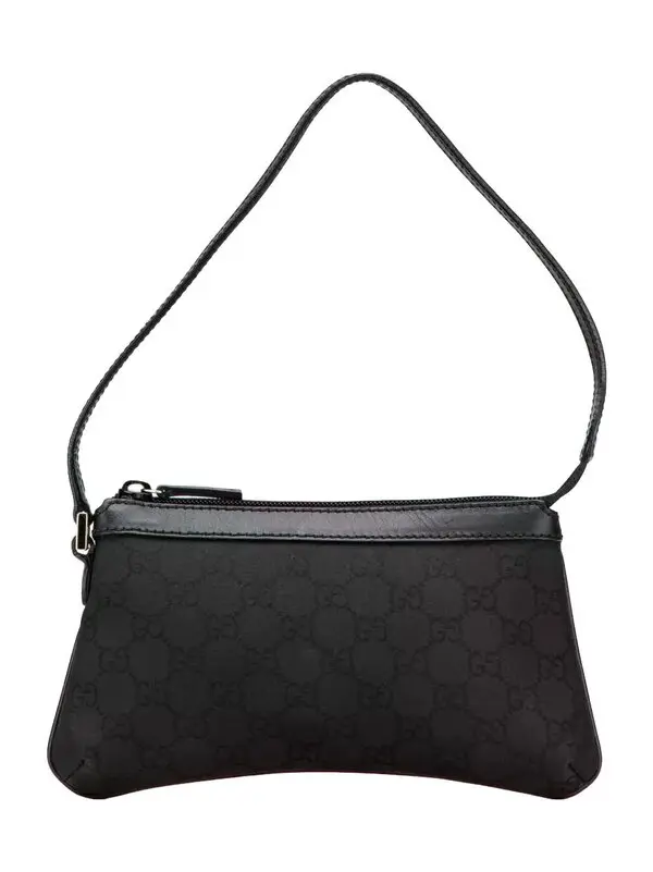 Gucci Gg Nylon Shoulder Bag - Black
