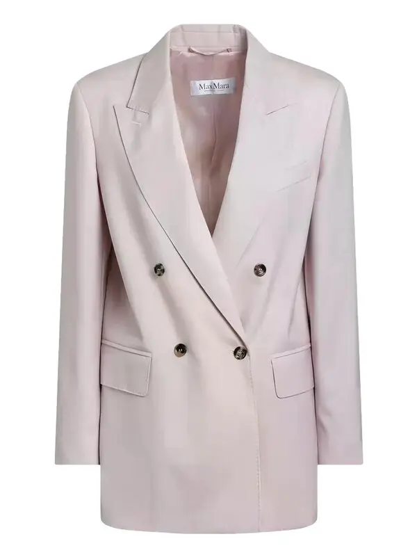 Max Mara Double-breasted Blazer - Pink