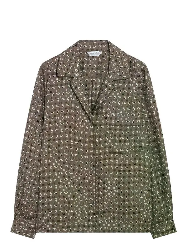 Max Mara Paisley Print Shirt - Brown