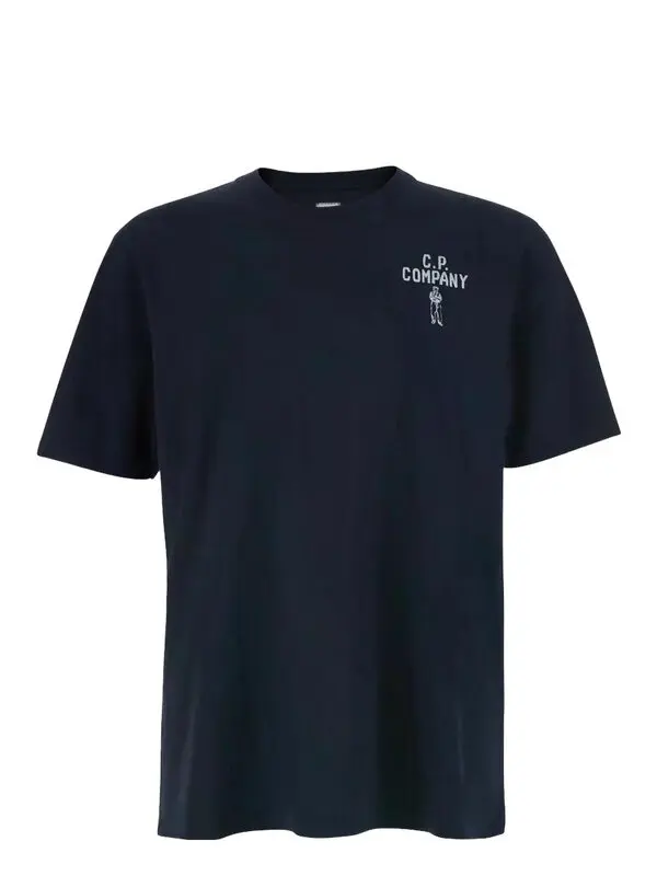 C.P. COMPANY 30/1 Jersey Short-sleeve British Sailor T-shirt - Blue