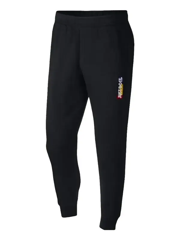 Nike Logo Detail Trousers - Black