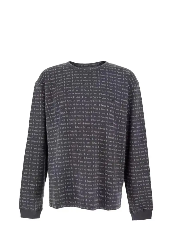 ERL Jacquard Cotton Sweatshirt - Brown