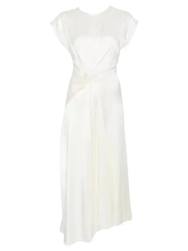 Victoria Beckham Twist Waist Dress - White