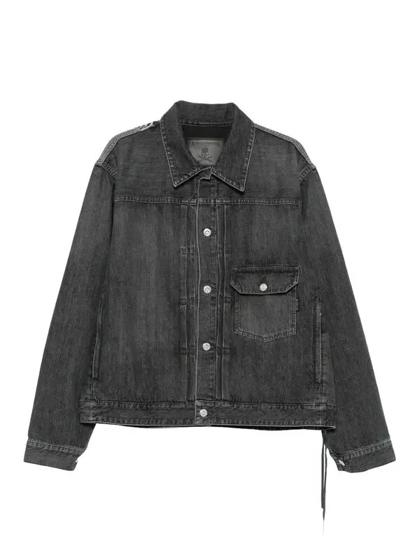 MASTERMIND WORLD Cotton Denim Jacket - Grey