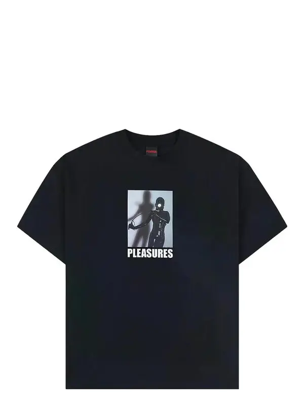PLEASURES Graphic-print T-shirt - Black