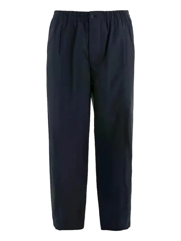 Giorgio Armani Elastic-waist Trousers - Blue