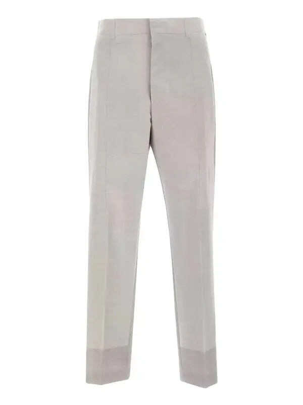 MAISON MARGIELA Tailored Trousers With Hidden Placket - Grey