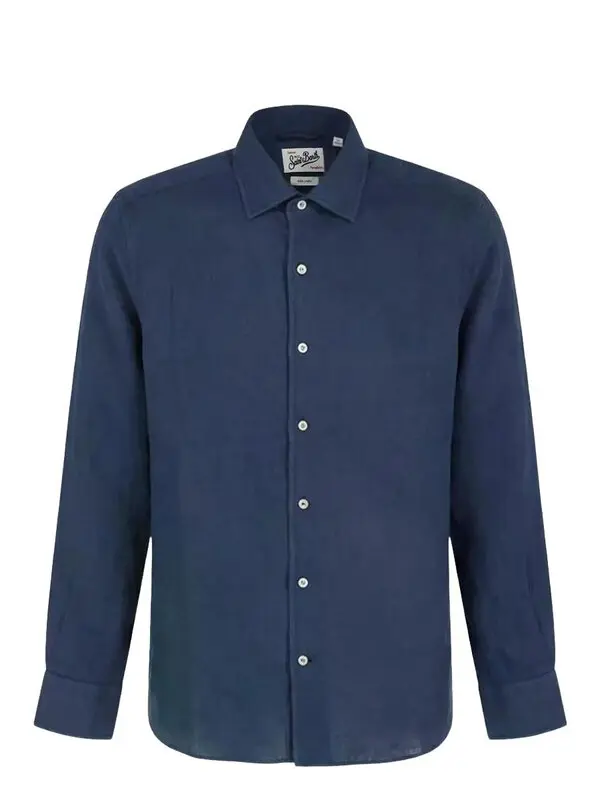 MC2 SAINT BARTH Raphael Buttoned Long-sleeved Shirt - Blue