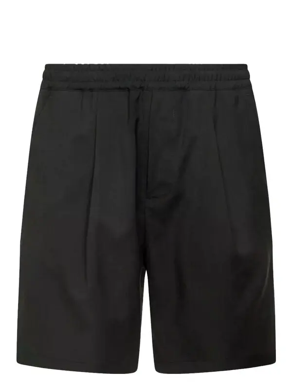 D4.0 Elasticated Drawstring Shorts - Black