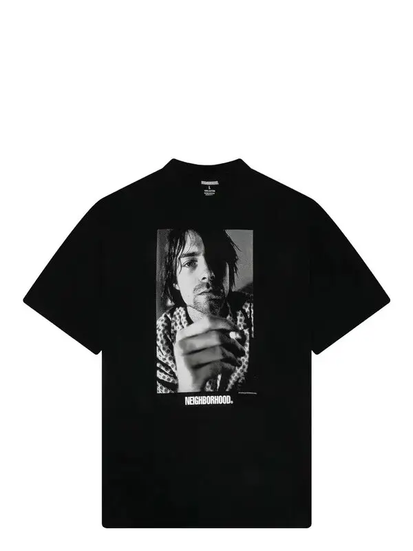 NEIGHBORHOOD X Charles Peterson Short-sleeve T-shirt - Black