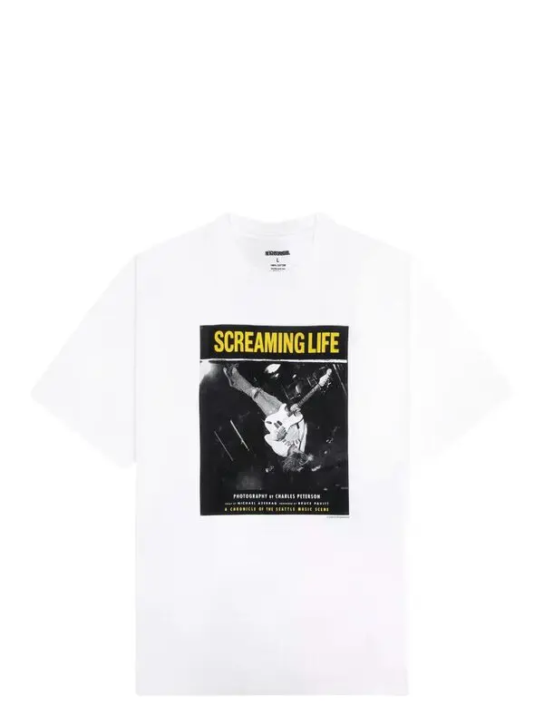 NEIGHBORHOOD X Charles Peterson Graphic-print T-shirt - White