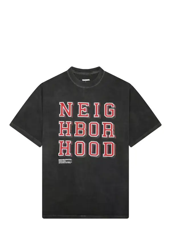 NEIGHBORHOOD Logo-print T-shirt - Black