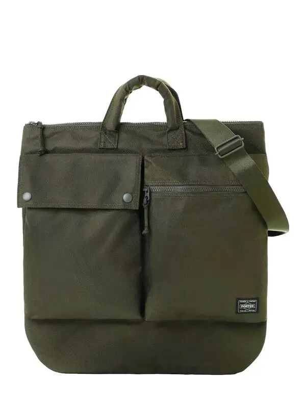 PORTER-YOSHIDA & CO Logo-patch Tote Bag - Green