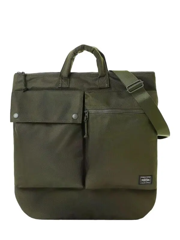 PORTER-YOSHIDA & CO Logo-patch Tote Bag - Green
