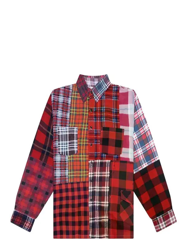 Needles Patchwork Shirt - Red