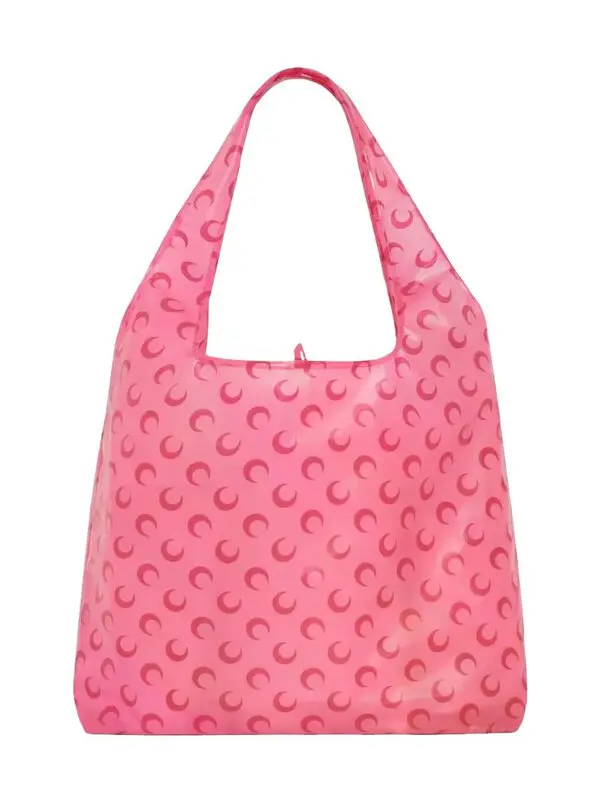 MARINE SERRE Moon-patterned Tote Bag - Pink