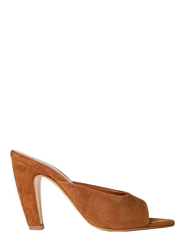 GIABORGHINI Edmond Heeled Mules - Brown