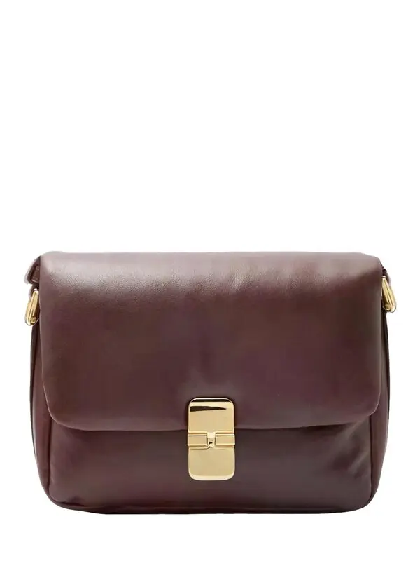 A.p.c. Small Grace Leather Shoulder Bag - Brown