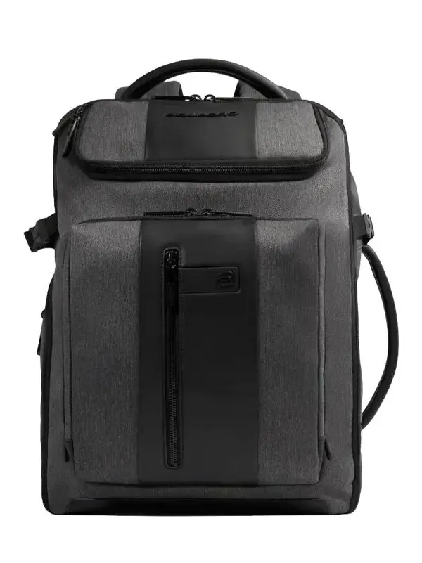 PIQUADRO Expandable Zip Backpack - Grey