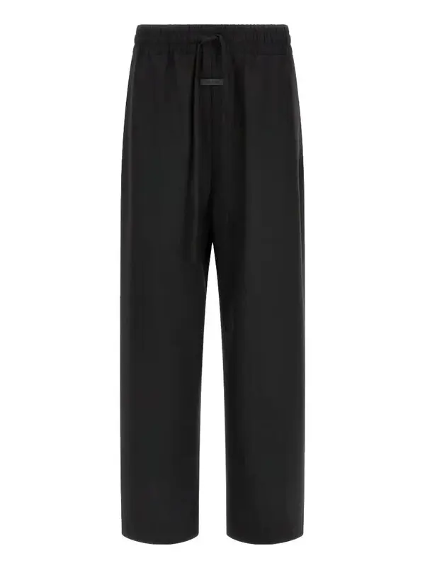 Fear Of God Ripstop Leather Patch Trousers - Black