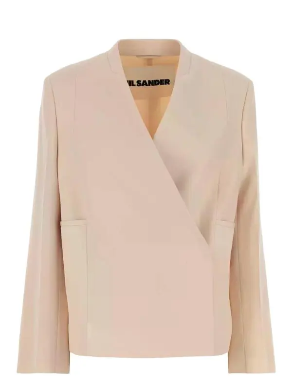 JIL SANDER Wool Blazer - Neutrals