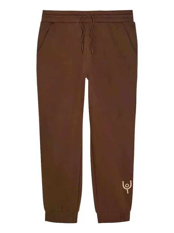 LIVTHELABEL Drawstring Track Pants - Brown