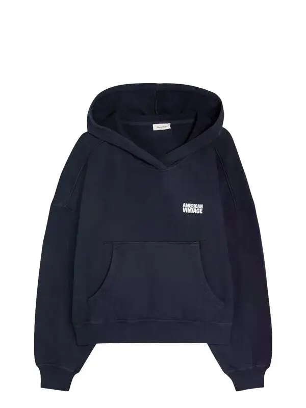 American Vintage Plizzy Hoodie - Blue