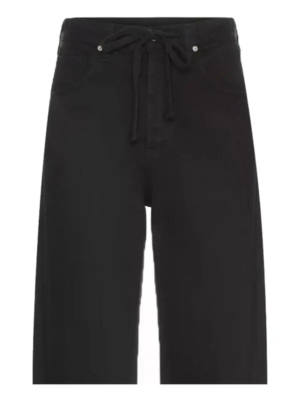 Citizens Of Humanity Drawstring Waist Straight Leg Jeans - Black