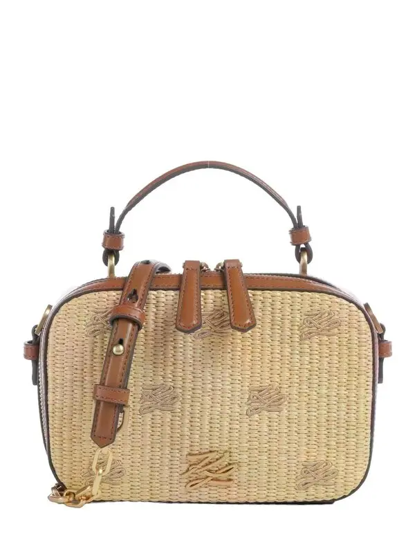 Karl Lagerfeld Logo-detail Crossbody Bag - Brown