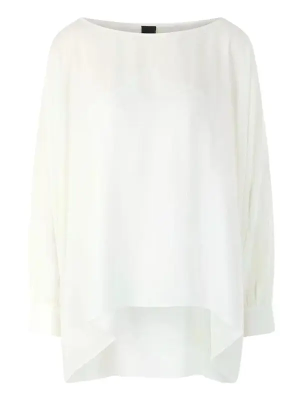 MARCCAIN Rethink Together Asymmetrical Blouse - White